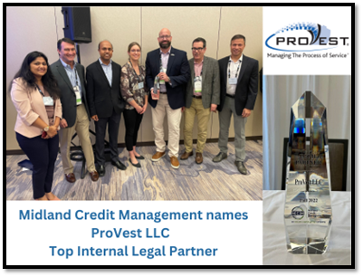 Midland Credit Management Names ProVest Partner of the Year ...